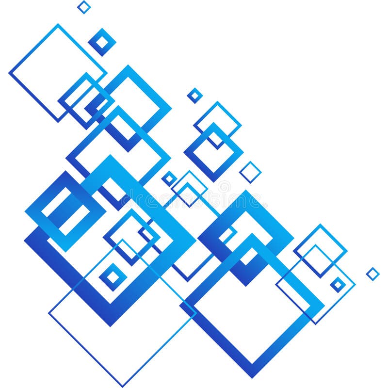 Geometric Square Shapes Background Vector. Square Shapes Pattern Wall ...