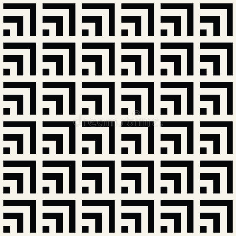 Geometric Square Tile Minimal Graphic Vector Pattern Stock Vector ...