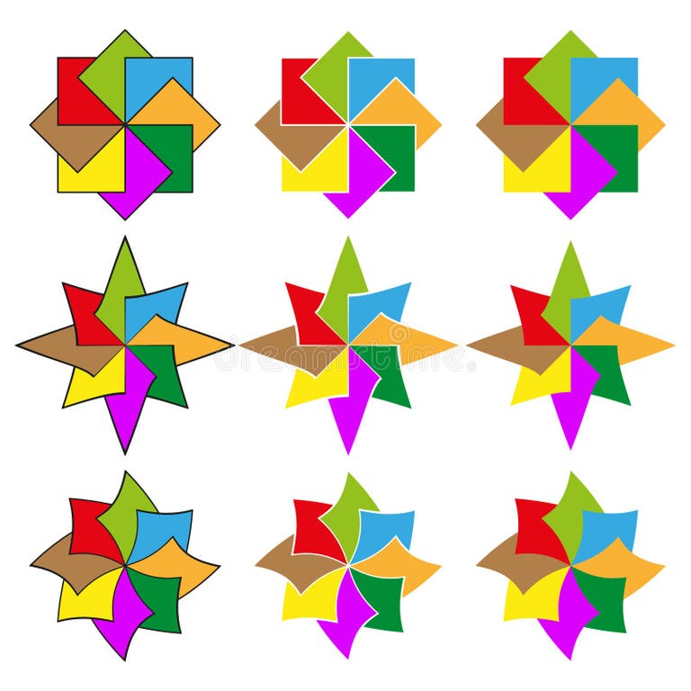 Star Motif Abstract Pattern Stock Illustrations – 22,672 Star Motif ...