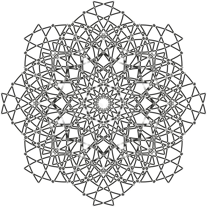 Mandala Geometry Star Stock Illustrations – 12,589 Mandala Geometry ...