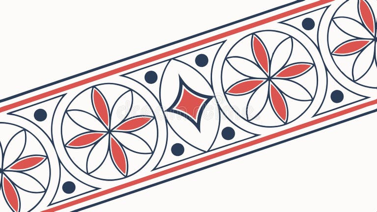 Geometric Star Pattern Border, Decorative Design for Modern Frames and ...