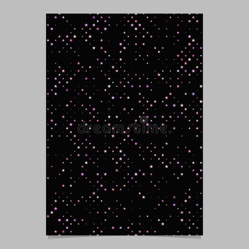 Geometric Star Pattern Brochure Background Template - Vector Design ...