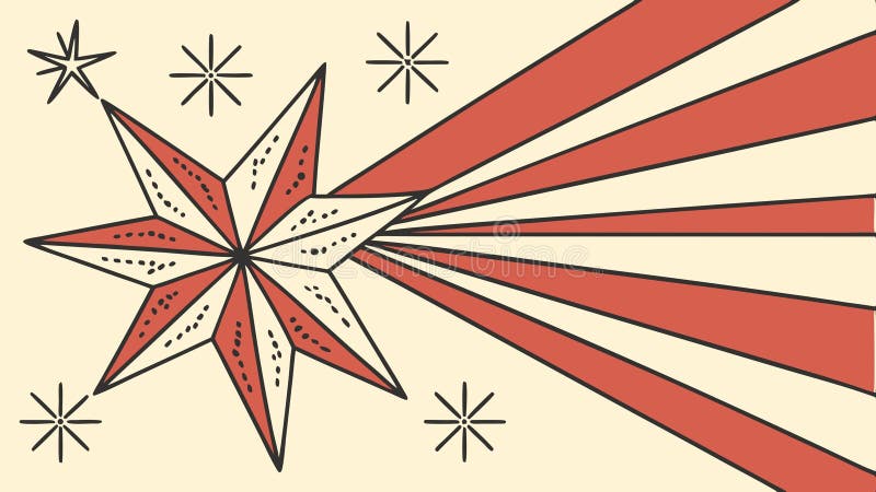 Geometric Star Pattern with Radiating Lines, Dynamic Design. Abstract ...
