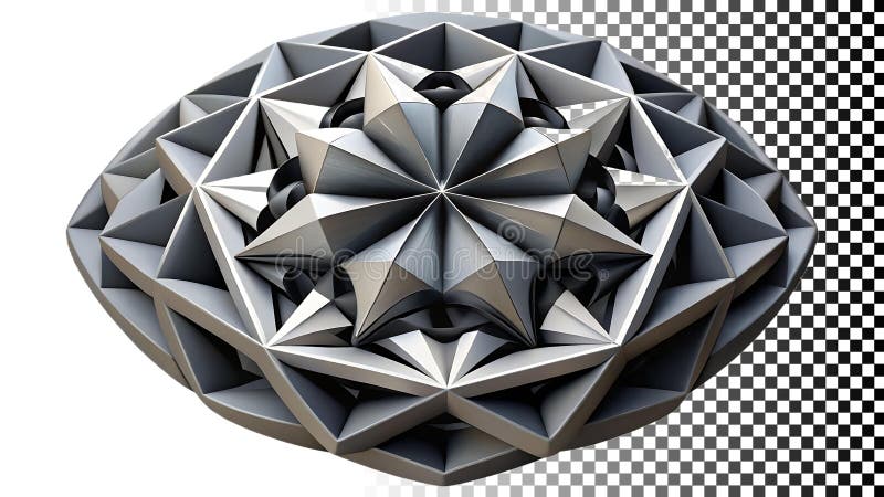 Geometric Star Pattern Texture, 3D Abstract Design, Modern Art Element ...