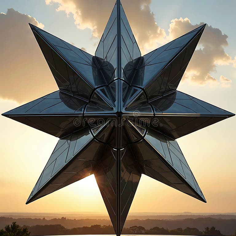 Geometric Star Structure: a Complex, Star-shaped Metallic Framework ...