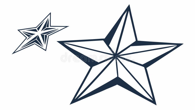 Geometric Star Symbol Design Element Shape Graphic, Vector Design ...