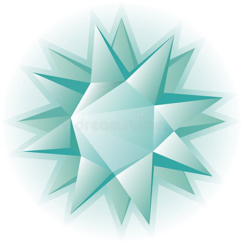 Geometric Star. Vector Illustration Decorative Design Stock Vector ...