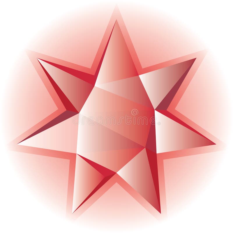 Geometric Star. Vector Illustration Decorative Design Stock Vector ...