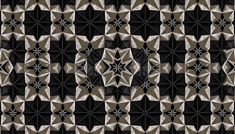 Geometric Starburst Pattern Design, Showcasing Abstract Backgrounds and ...