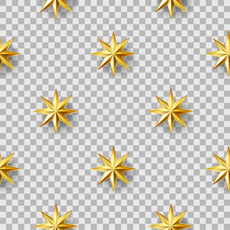 Geometric Stars Seamless Pattern Stock Vector - Illustration of decor ...