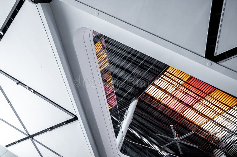 Geometric Steel Metalic Cladding on a Generic Modern Building Stock ...