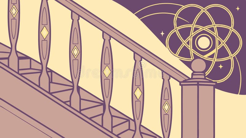 Geometric Steps To Abstract Realm, Vector Design Generative AI Stock ...