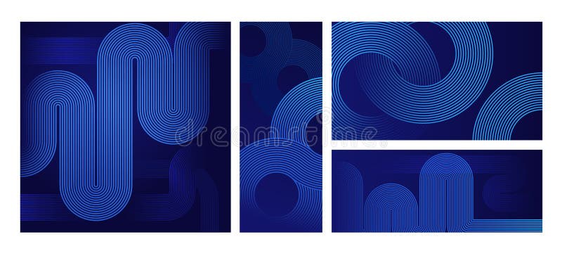 Geometric Stripe Line Shape Backgrounds. Abstract Dimensional Banner ...