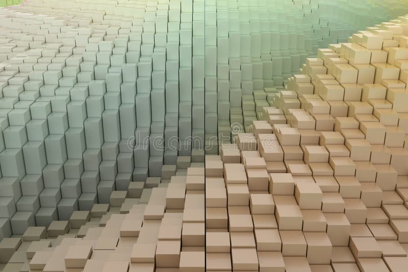 Geometric Structure Blocks. for Graphic Design or Background Shape ...