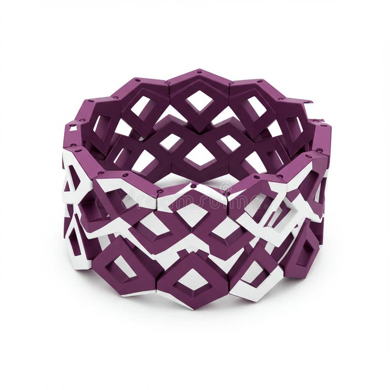 Geometric Structure Composed of Interlocking Diamond-shaped Modules in ...