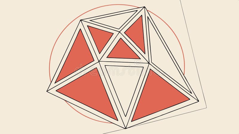 Geometric Structure Design Abstract Architecture For Modern And Tech Projects Vector Design