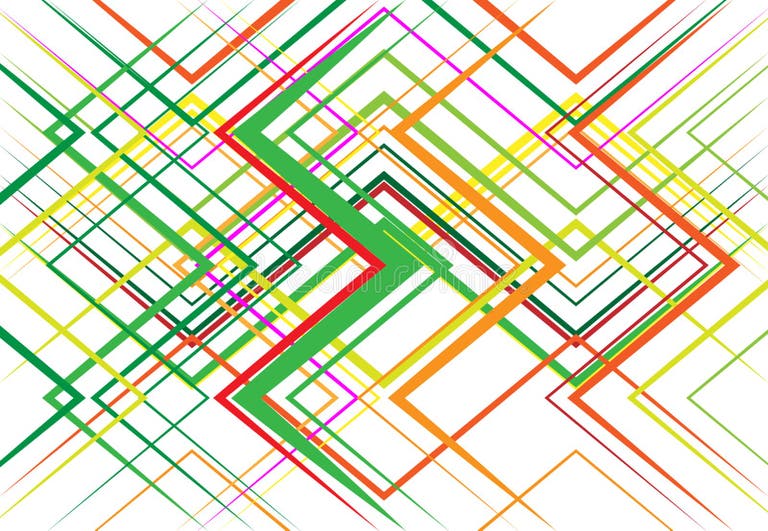 Geometric Structure, Network, Chaotic Jumble of Straight, Angular ...