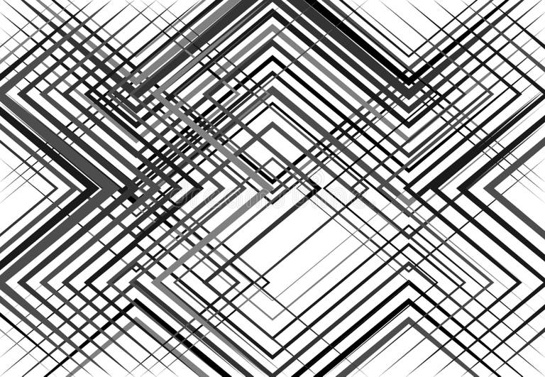 Geometric Structure, Network, Chaotic Jumble of Straight, Angular ...
