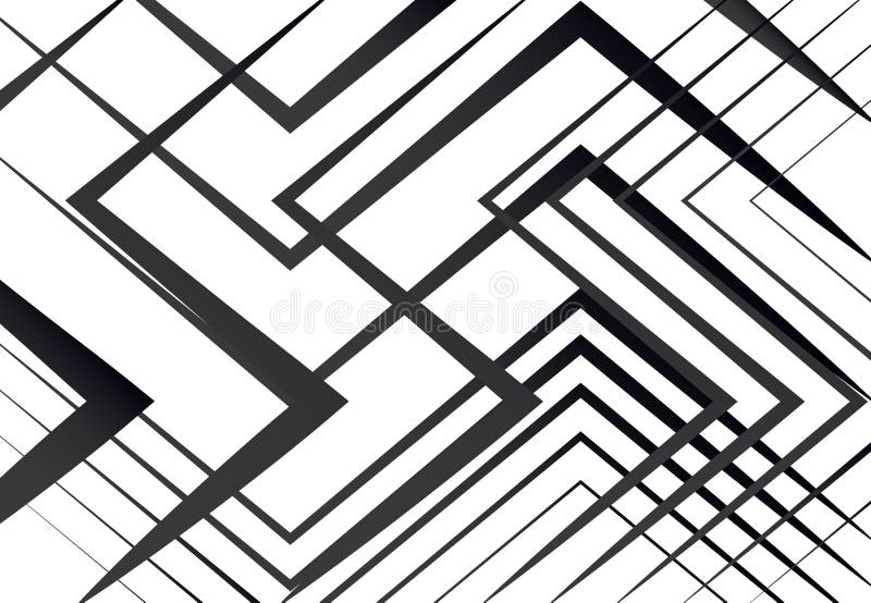 Geometric Structure Network Chaotic Jumble Of Straight Angular Intersecting Lines Abstract
