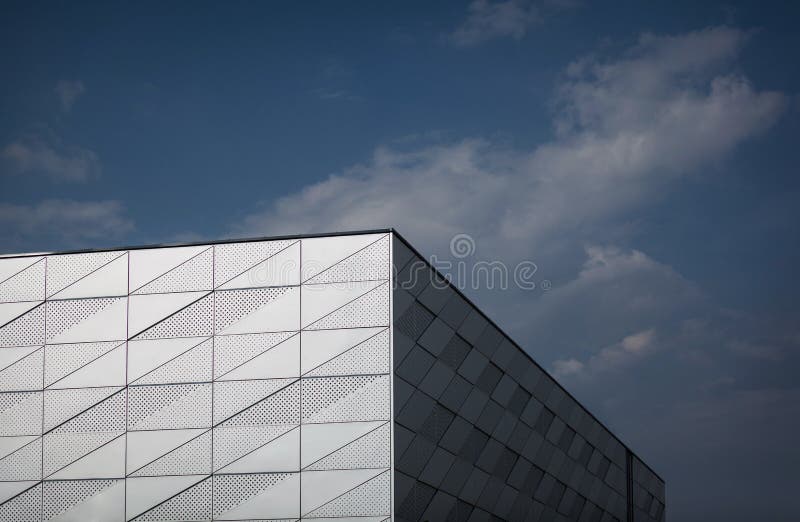 Geometric structure roof stock image. Image of construction - 225831631