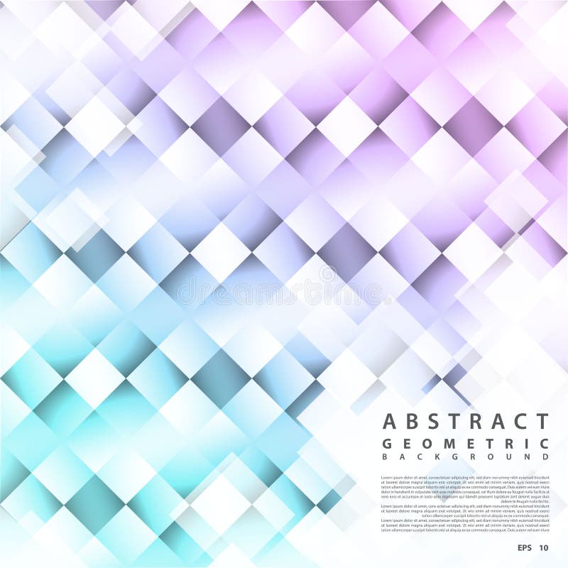 Geometric Structured Background. Vector Abstract Backdrop in Square ...