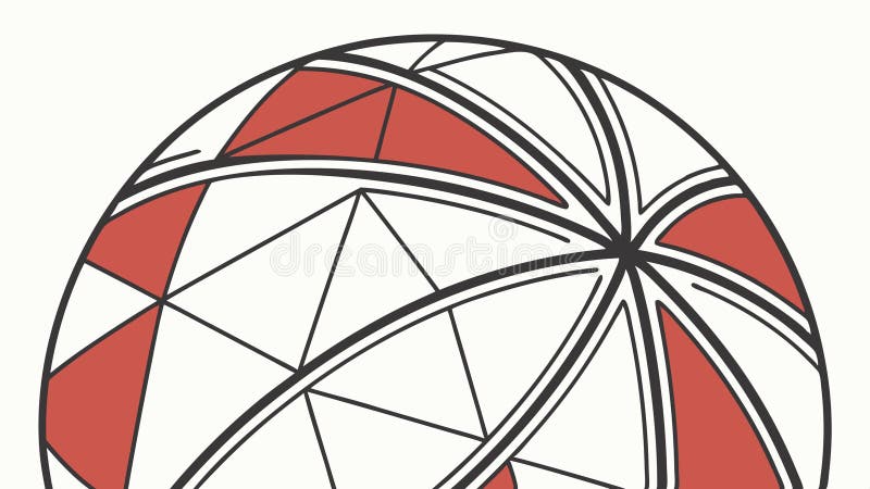 Geometric Style Sphere Illustration Design Element, Vector Design ...