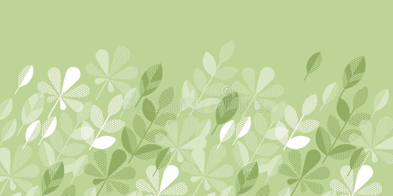 Geometric Style Tender Light Green Spring Foliage Stock Vector ...