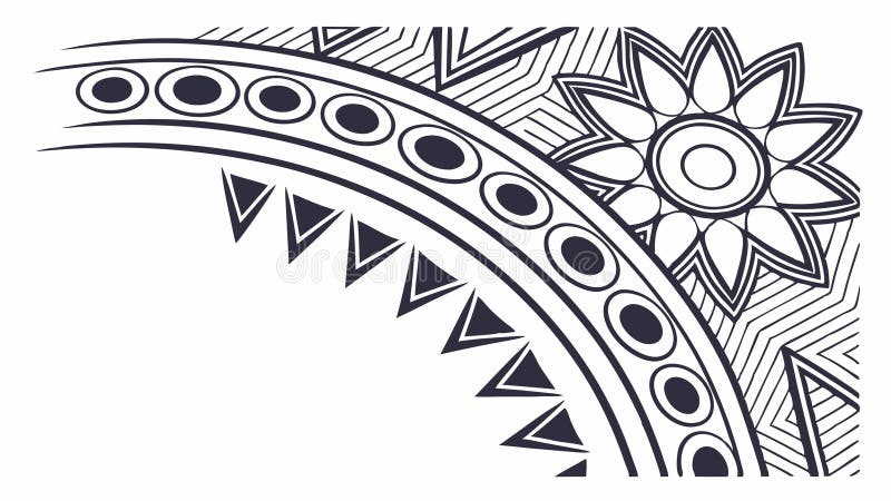 Geometric Sun Face Pattern Vector Design, Vector Design Generative AI ...