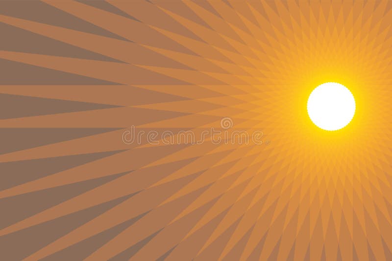 Sun shape stock vector. Illustration of sunset, warm - 87474900