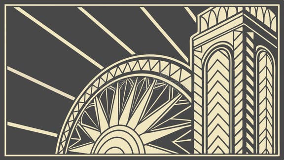 Geometric Sunburst Pattern Abstract Design, Vector Design Generative AI ...