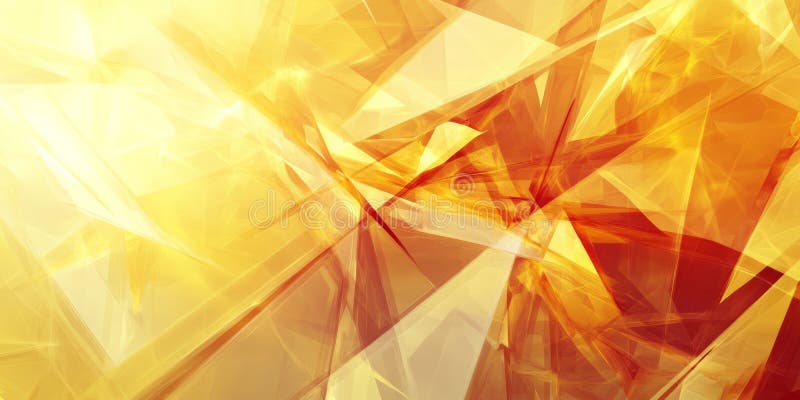 Geometric Sunshine Yellow Abstract Background Soft Angular Forms ...