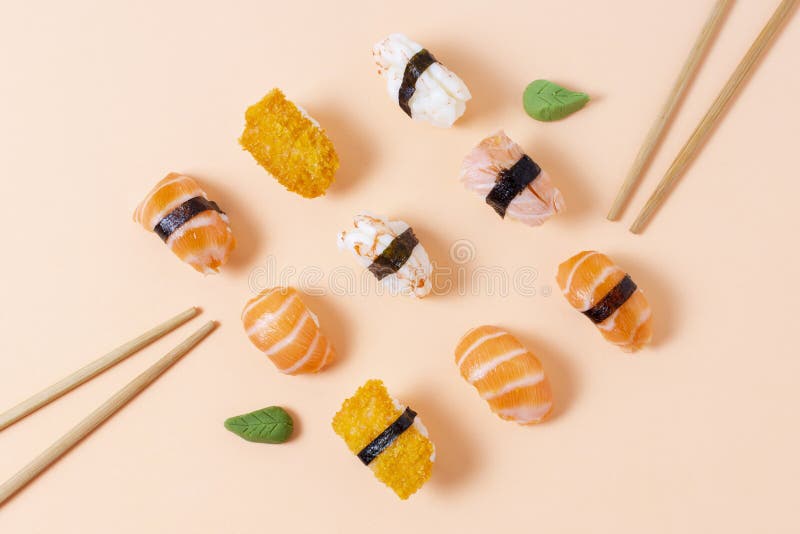 Geometric with Sushi. High Quality Photo Stock Photo - Image of asia ...