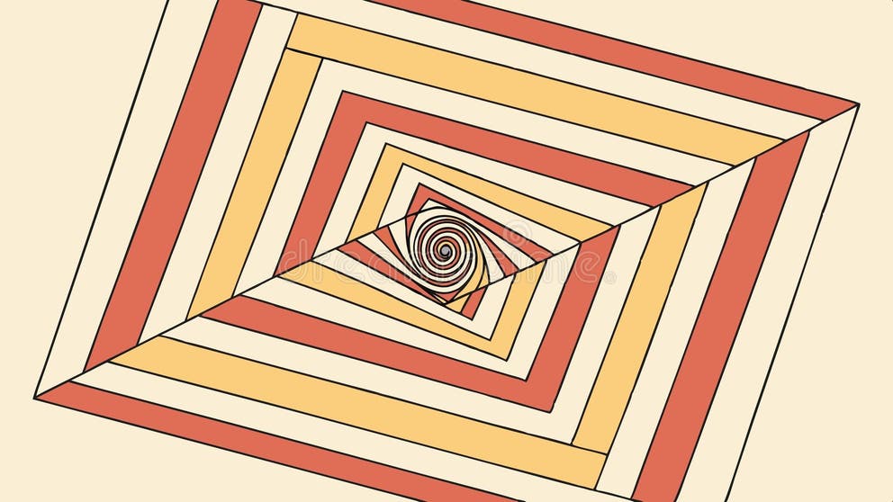 Geometric Swirling Pattern Abstract Design Element Motion Vector Design ...