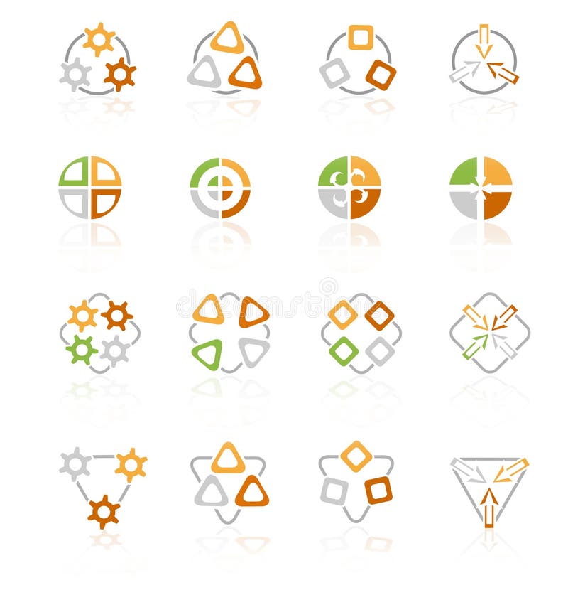 Geometric Symbols, Logo Company Stock Vector - Illustration of circle ...