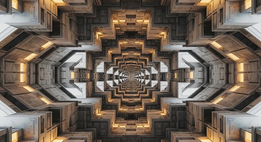 Repeating Geometric Structures Stock Illustrations – 431 Repeating ...