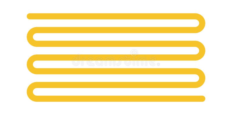 Geometric Symmetry Parallel Bent Line Stock Vector - Illustration of ...