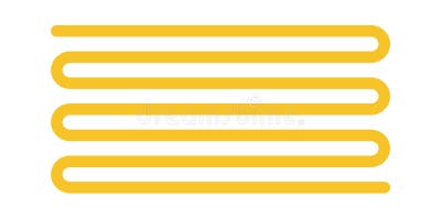 Geometric Symmetry Parallel Bent Line Stock Vector - Illustration of ...