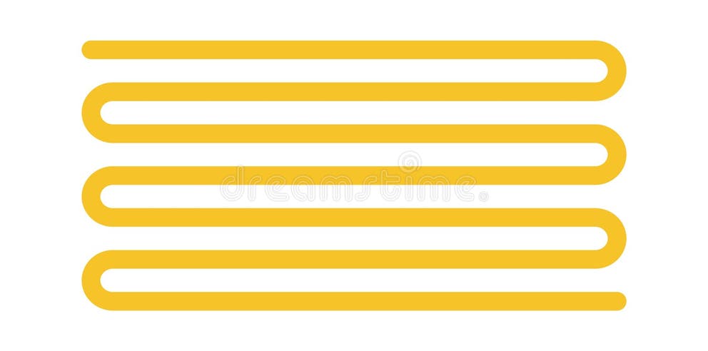 Geometric Symmetry Parallel Bent Line Stock Vector - Illustration of ...