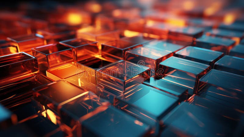 Geometric Symphony: Abstract Grid Elegance Stock Image - Image of ...