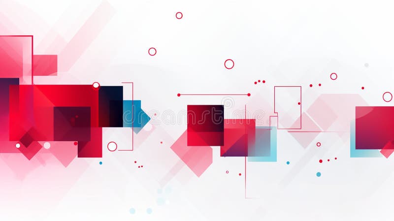 Geometric Template Abstract Background, Flat Design, Generated AI Stock ...