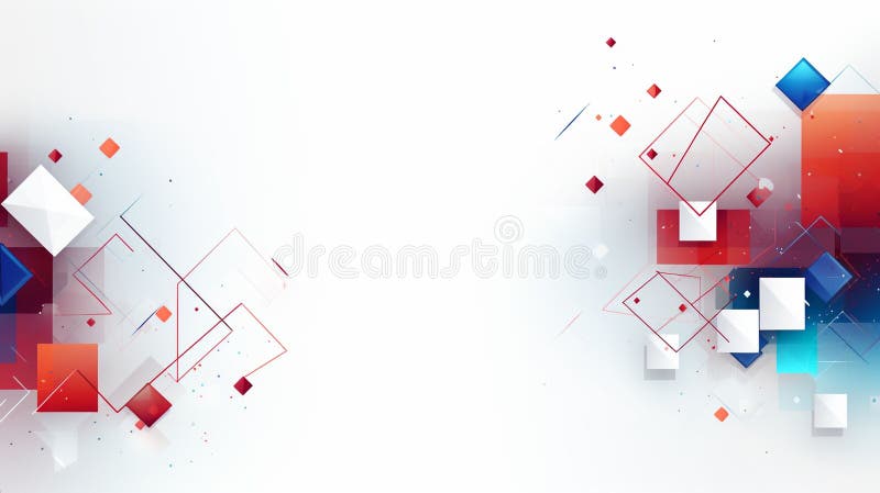 Geometric Template Abstract Background, Generated AI Stock Illustration ...