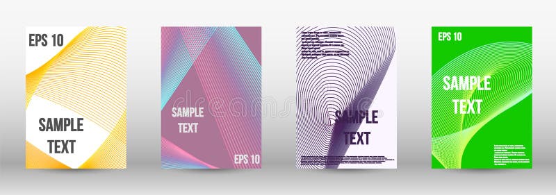 Geometric Template with Lines Stock Vector - Illustration of graphic ...