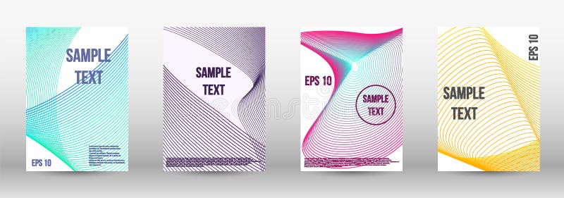 Geometric Template with Lines Stock Illustration - Illustration of ...