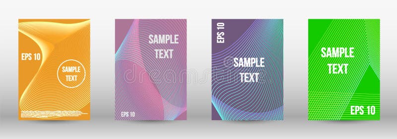 Geometric Template with Lines Stock Vector - Illustration of design ...