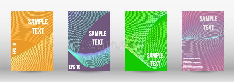 Geometric Template with Lines Stock Vector - Illustration of blue, cool ...