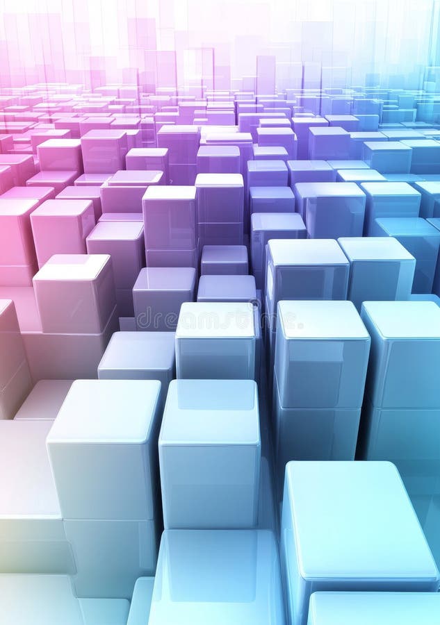 A Geometric Template with a Triangle Graphic Pattern, Featuring a ...