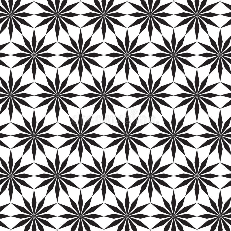 Geometric Textile, Fabric Leaf Pattern Vector Illustration. Stock ...