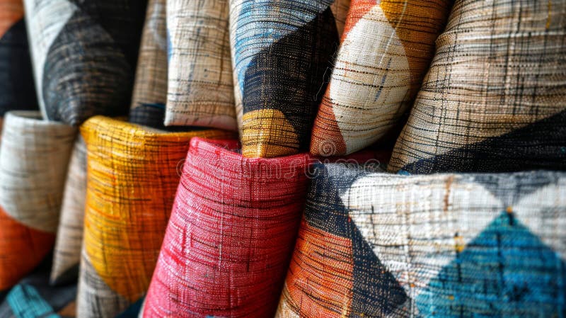 Geometric Textile Patterns, Modern Textile Designs Often Feature ...