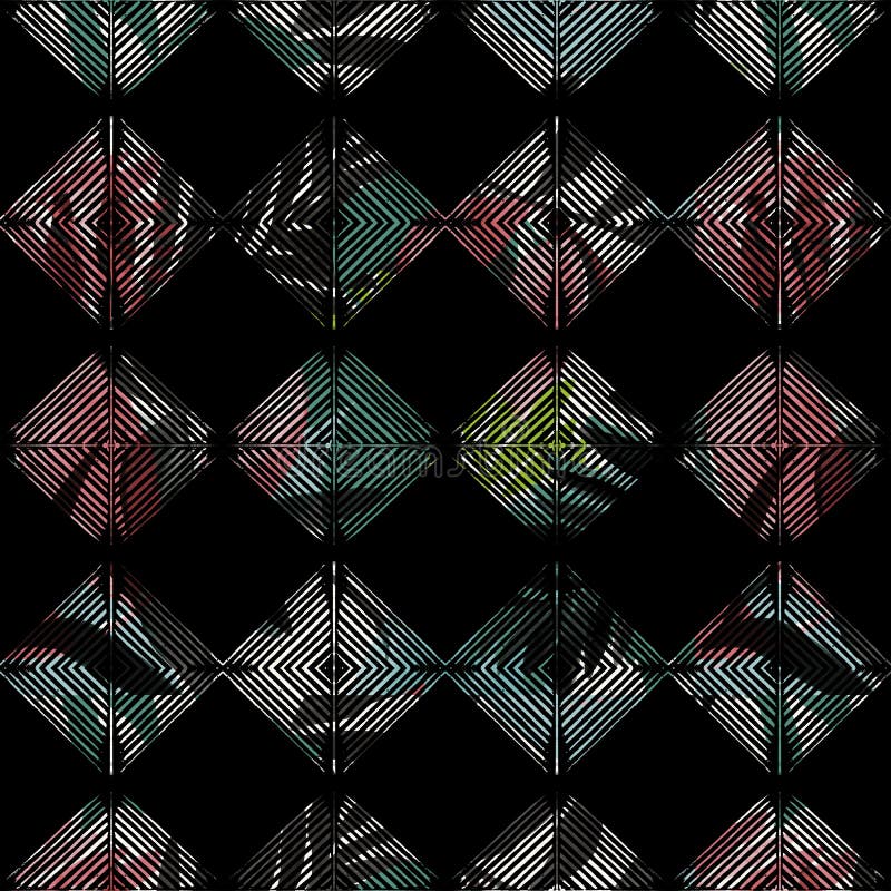 Geometry Texture Classic Modern Repeat Pattern Stock Illustration ...