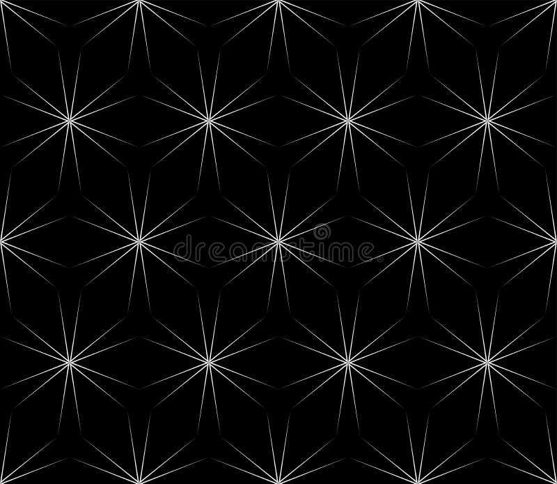 Geometric Texture, Seamless Stars Pattern, Shiny Stars. Stock Vector ...
